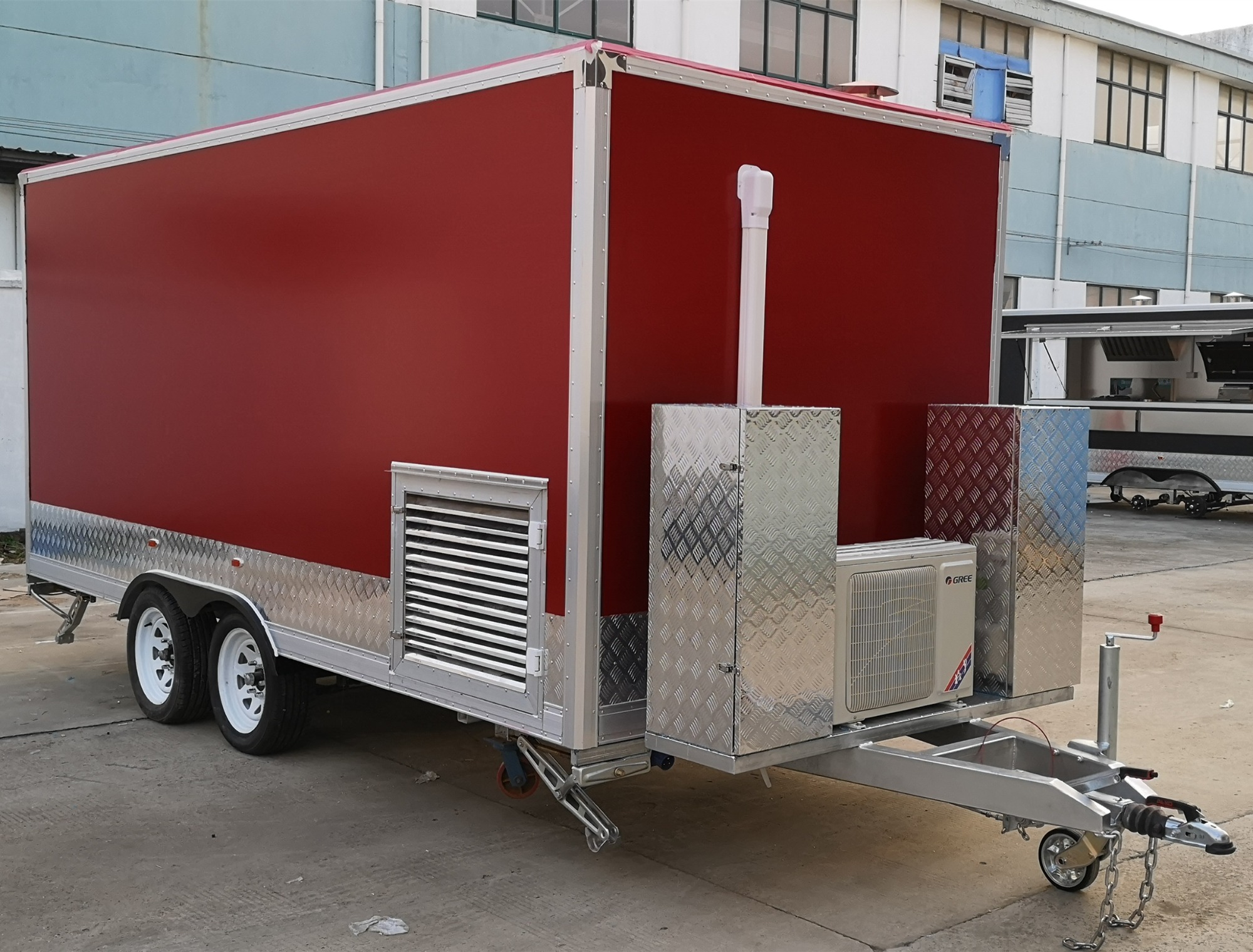 Customized-Catering trailer Food truck Food Trailer 480X210X260CM