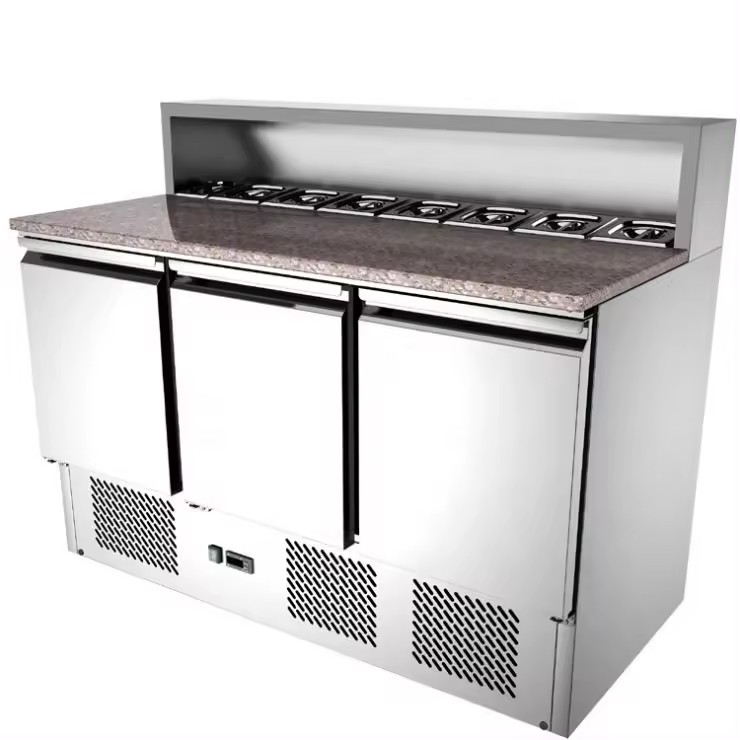 Refrigerated Counter Top Salad Bar Showcase 4x1/3GN
